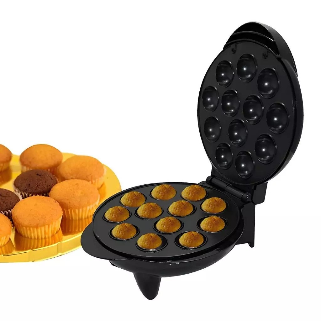 Mini Máquina De Cake Pop 12 Unidades Antiaderente Bolinho 110V | Shopee ...