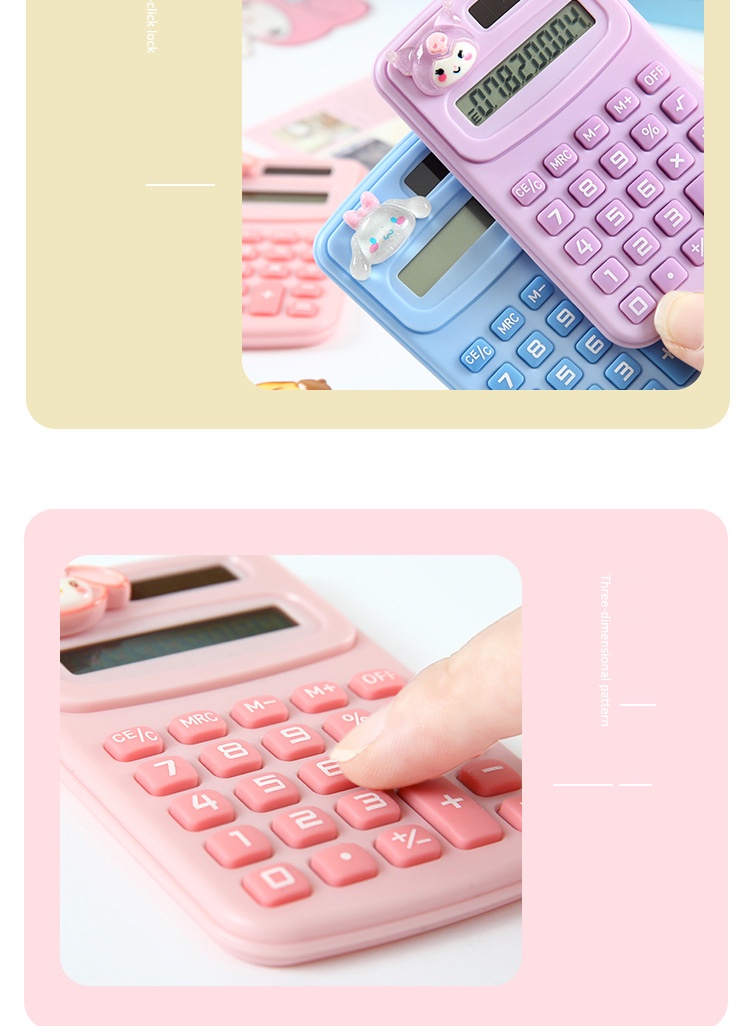 Calculadora De Alto Valor De Desenho Animado Bonito Para Estudantes E ...