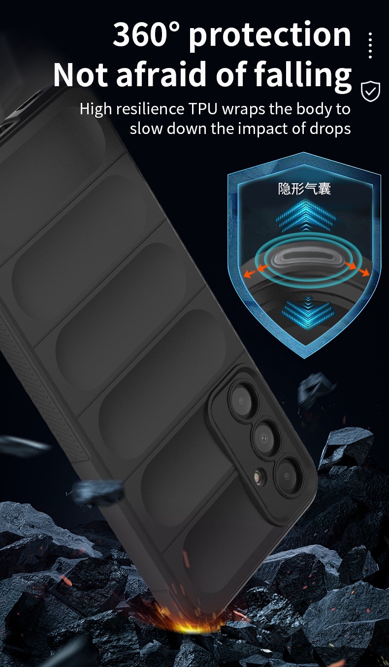 Capa Protetora De Silicone Lenuo Para Telefone Samsung Galaxy A55 A15 LTE A25 A05S A05 4G 5G ...