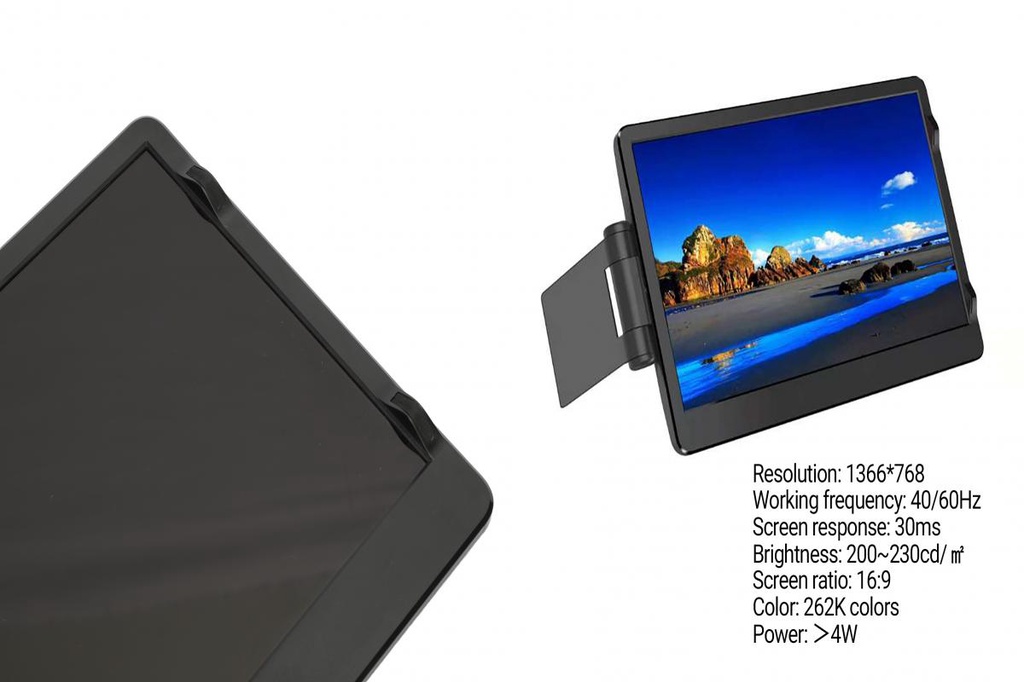 116 Polegada Monitor De Jogo EM116 Portátil HDMI-Compatível USB-C ...