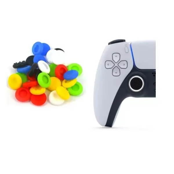 Par de Grips Silicone para Controle Ps2 Ps3 Ps4 Ps5 Switch Grip Xbox ...