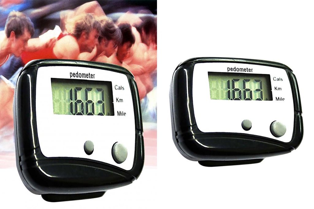 Pedômetro Esportivo Multifuncional Digital Contador De Passos Portátil ...