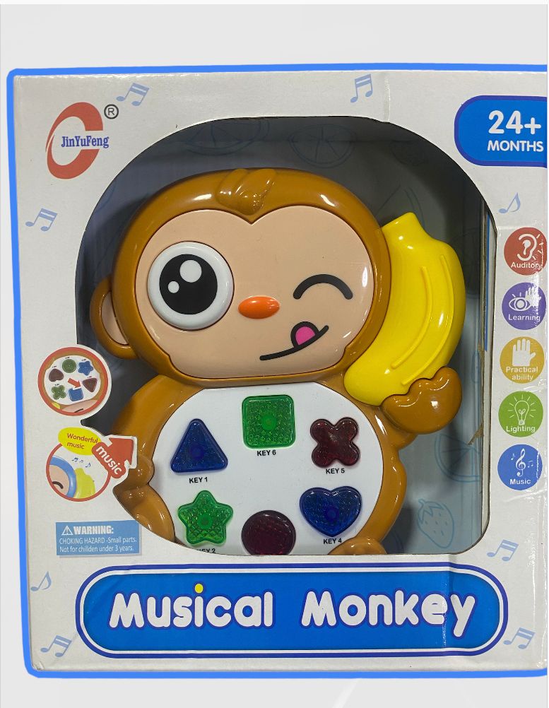 Teclado musical musical monkey som brinquedo macaco musical | Shopee Brasil
