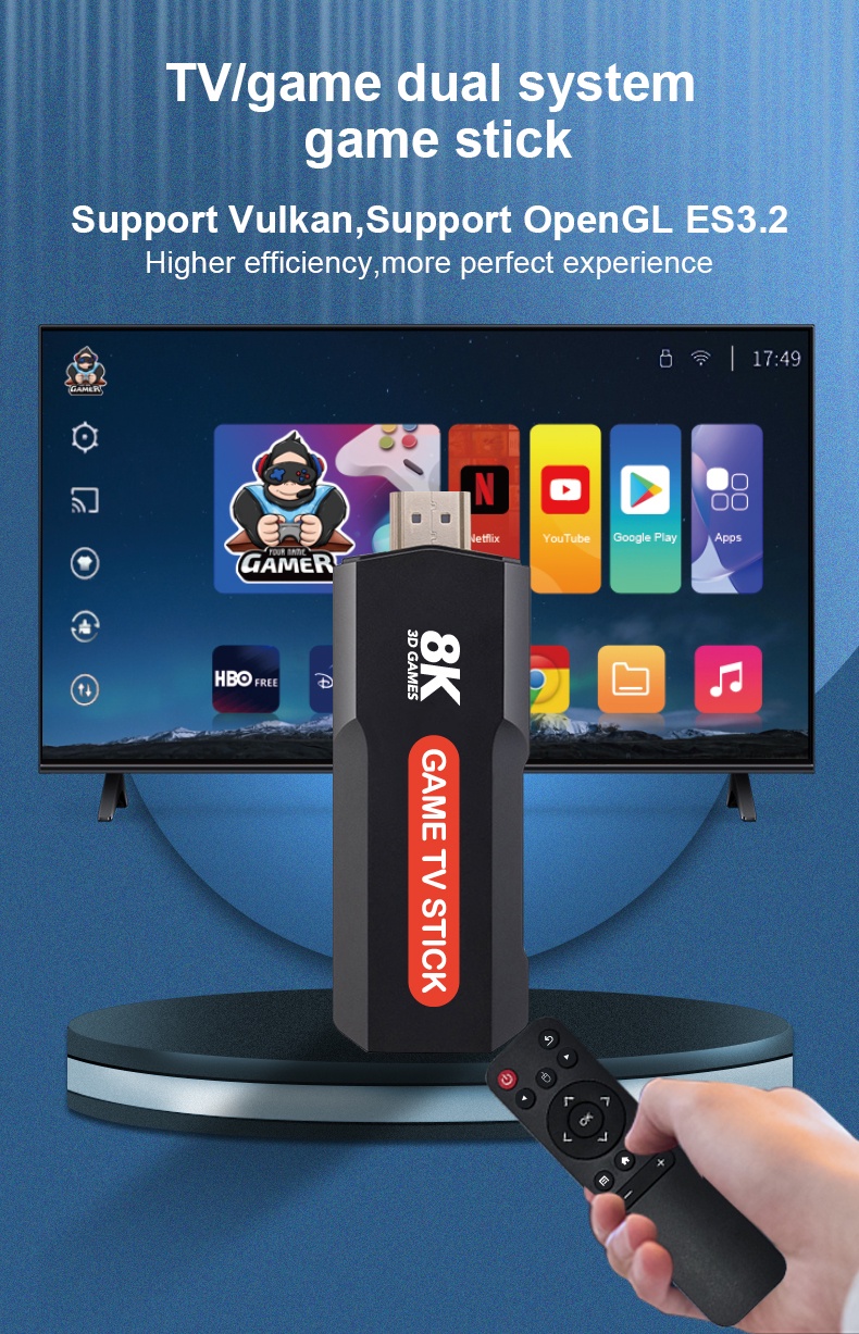 Console De TV 5G Game BOX X2 8K Retro Video Games Com Controlador Sem ...