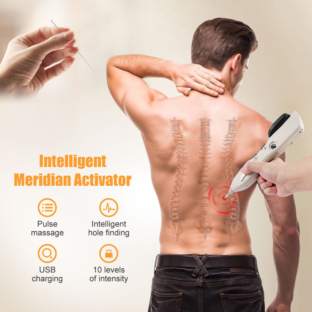 TENS Estimulador Muscular Acupuntura Elétrica Meridian Pen Massagem ...