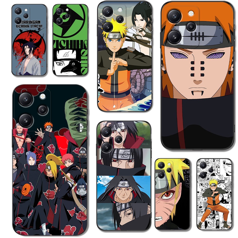 Para Xiaomi Redmi 12 4G 5G Capa Global Case Phone Preta tpu Naruto ...