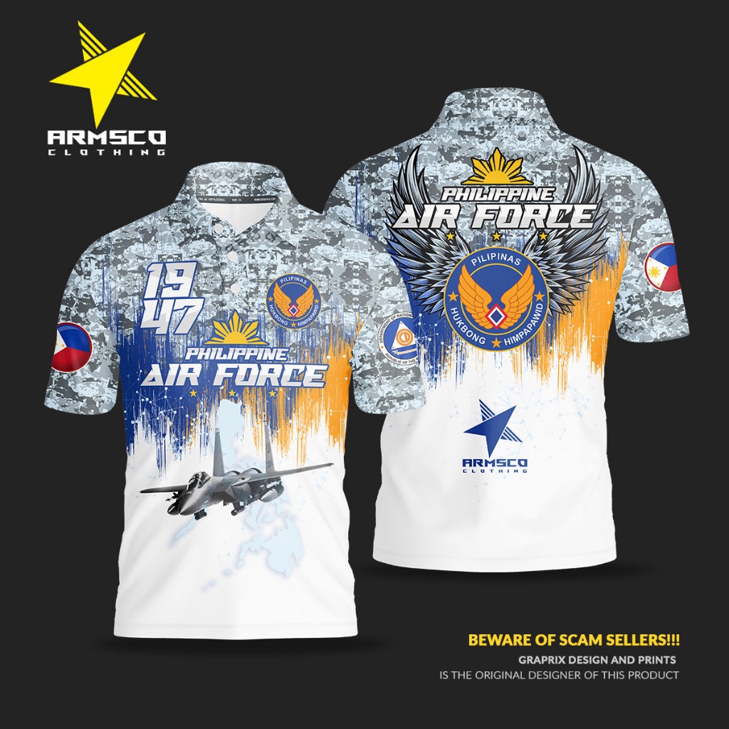 O Novo Estilo De Camisa Polo Tática Da Força Aérea V1 Atualiza Para ...