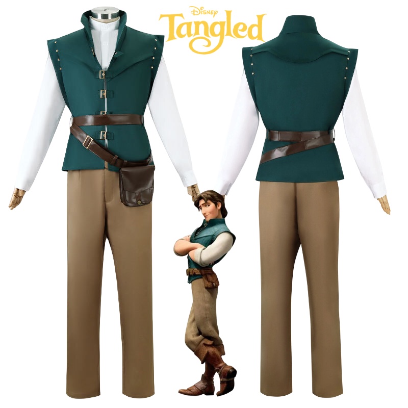 Flynn Rapunzel's Prince Rider Cosplay Outfit Traje Mágico Halloween ...