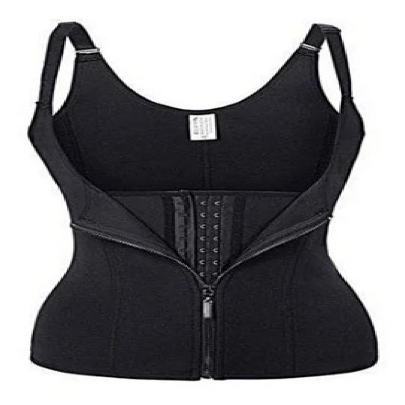 Cinta Modeladora Dupla Compressão Redutor Ziper | Shopee Brasil