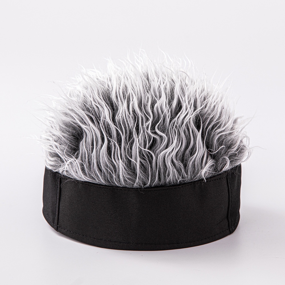 Chapéu Retrô De Peruca Hip Hop – Gorro Paródia De Cabelo Curto Para ...