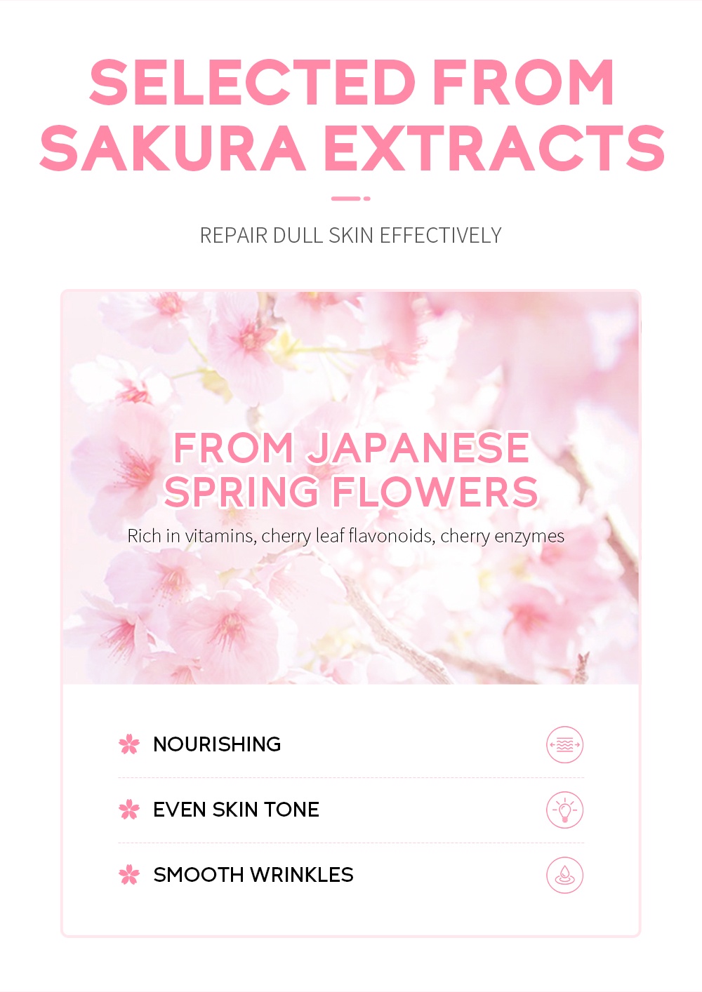 LAIKOU Máscara De Lama Sakura Branqueamento Limpo Profundo Remover Anti ...