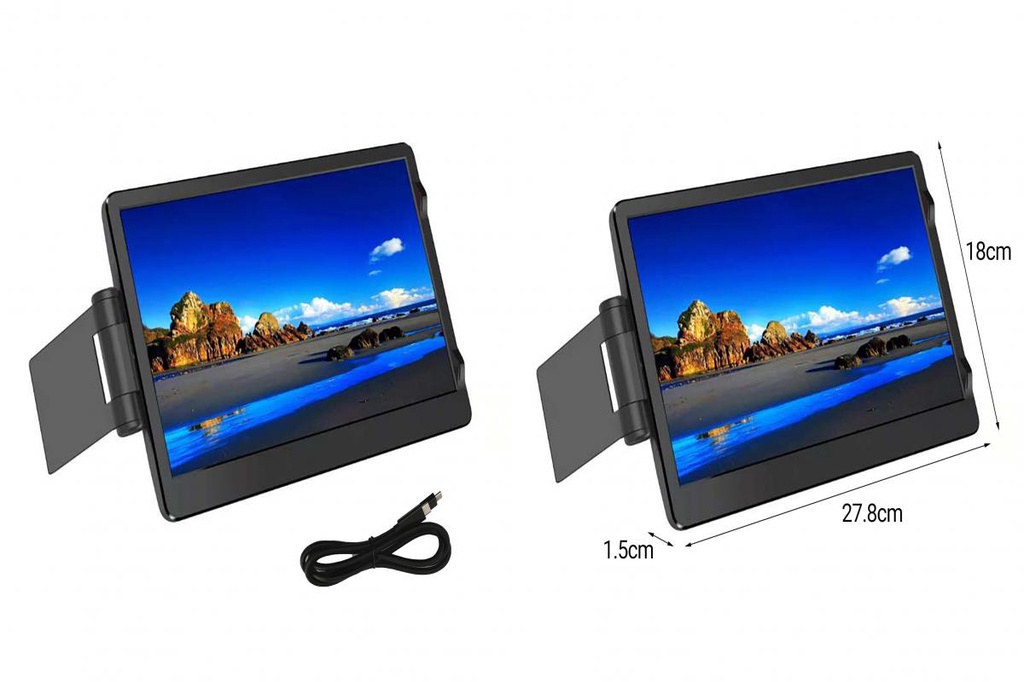 116 Polegada Monitor De Jogo EM116 Portátil HDMI-Compatível USB-C ...