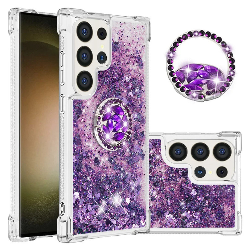 Capa para Galaxy S25 Ultra S24 S23 S22 Ultra Plus S24FE S23 S21 S20 FE com Suporte de Anel de ...
