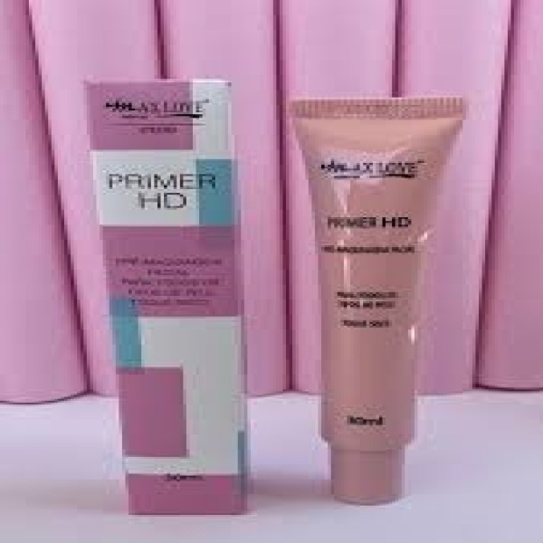 Primer HD Max Love - Base Pré Maquiagem Facial com Acabamento Toque Seco | Shopee Brasil