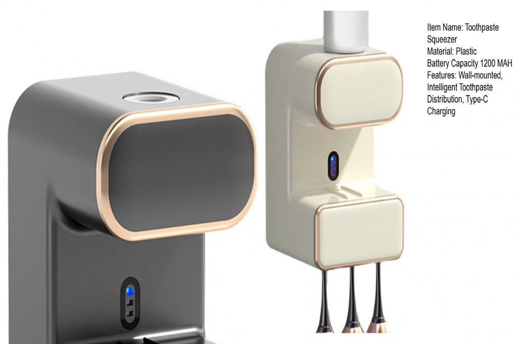 Toothbrush-activated Toothpaste Dispenser Dispensing Machine Automatic ...