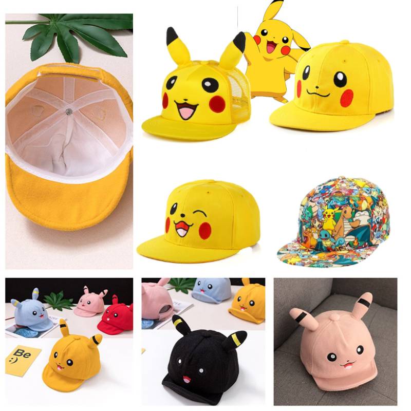 Anime Japonês Pokemon Go Hats Homens Mulheres Presente Perfeito Para ...