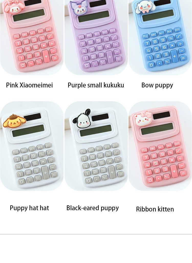 Calculadora De Alto Valor De Desenho Animado Bonito Para Estudantes E ...