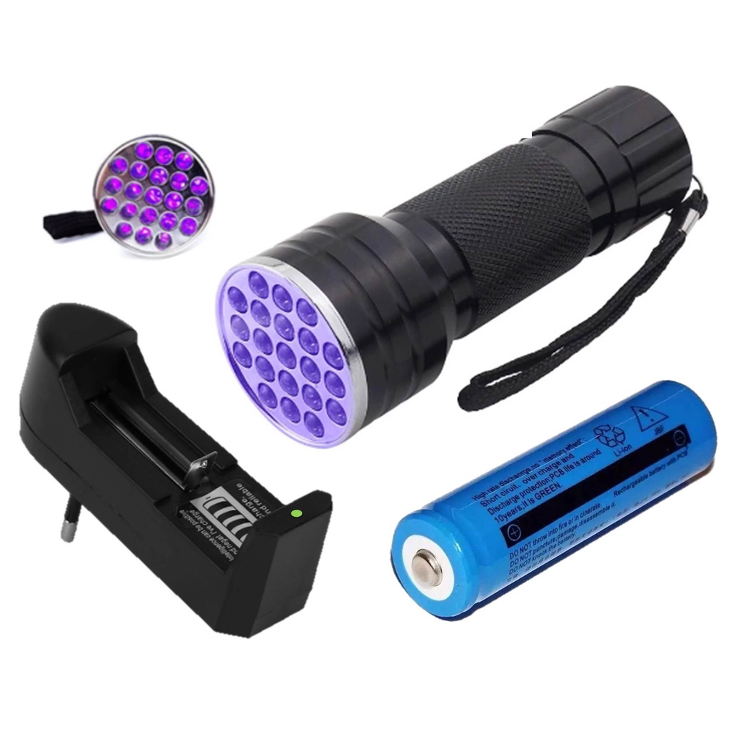 Lanterna Uv 9 Led Ultravioleta Marcador Tinta Invisível notas autenticar | Shopee Brasil
