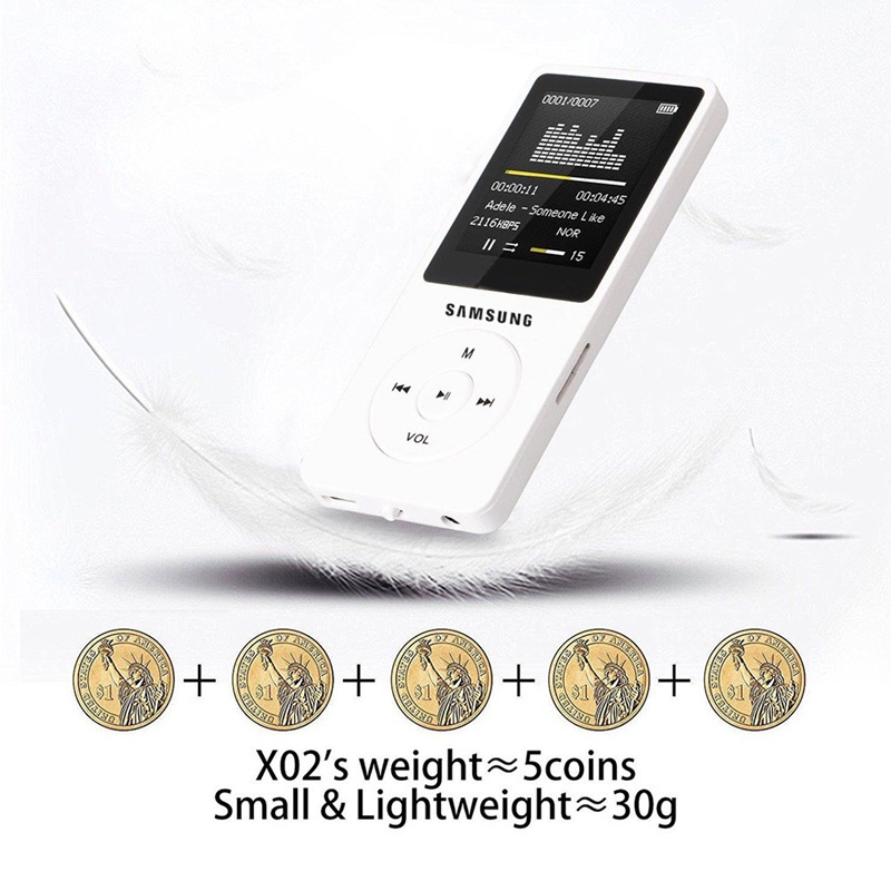 Samsung Walkman HD LCD MP4 Player Multifuncional Suporte Cartão De ...