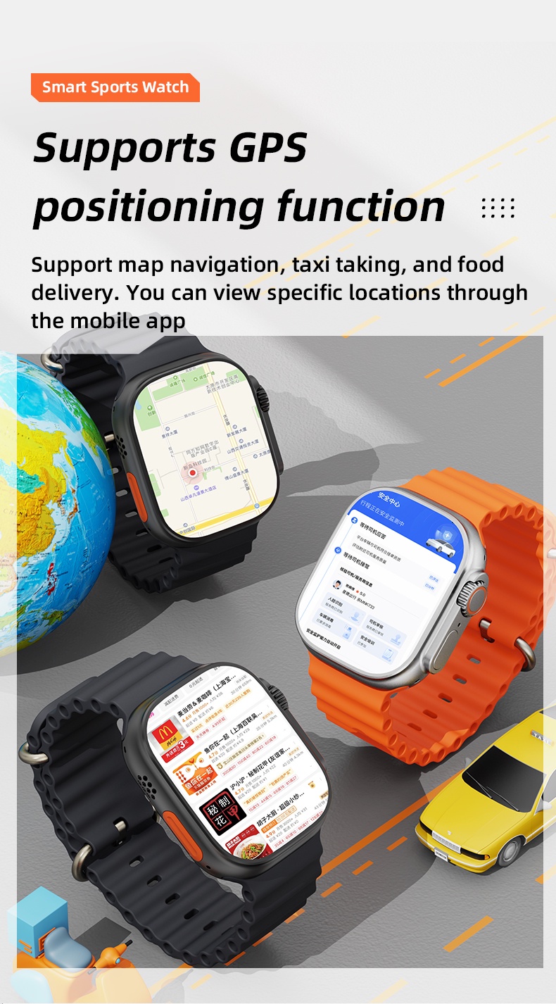 Smartwatch Android Com Slot Para Cartão SIM Câmera Sem Fio CDS9 Smart ...
