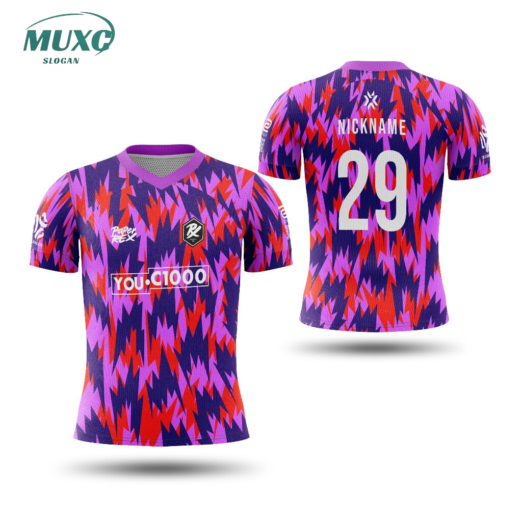 Free Nome E Número Personalizados 】 Paper REX PRX Champions 2023 Jersey ...