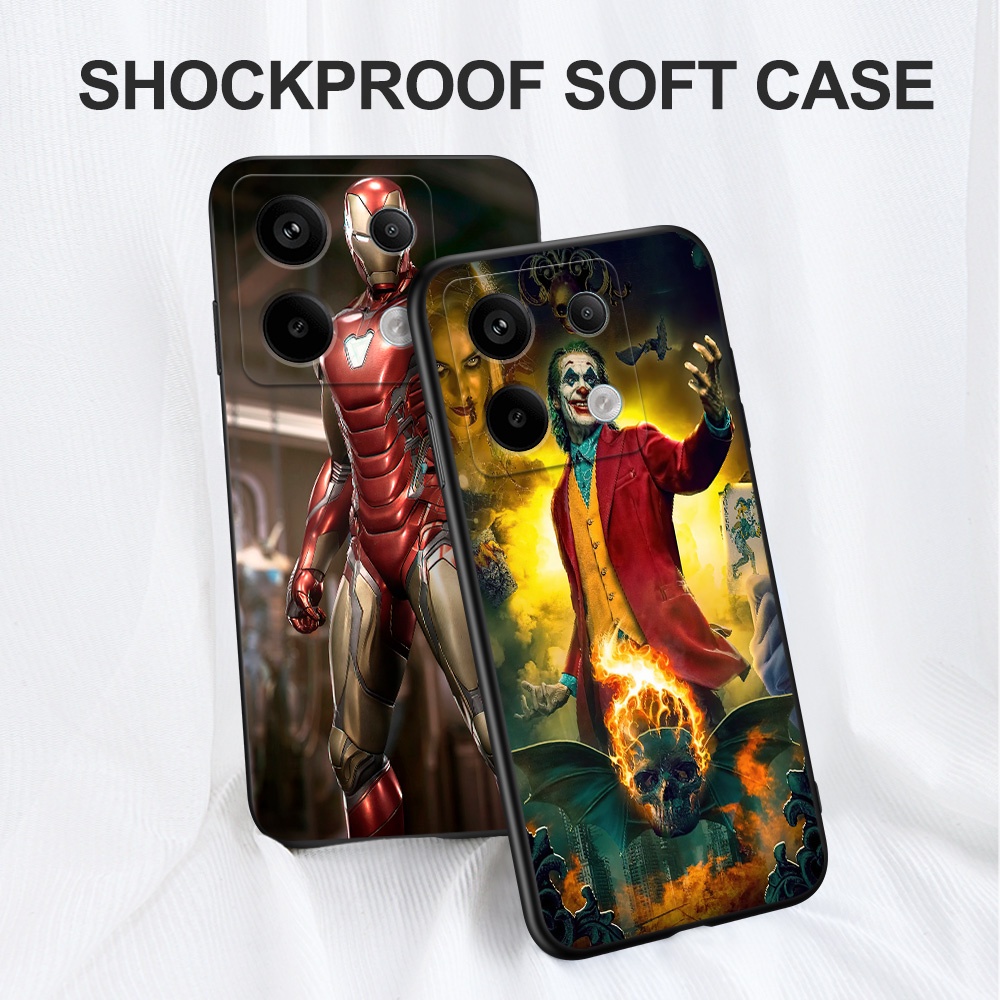 Estojo Para POCO X6 PRO Silicone Phone Back Cover tpu Preto Tv Show ...