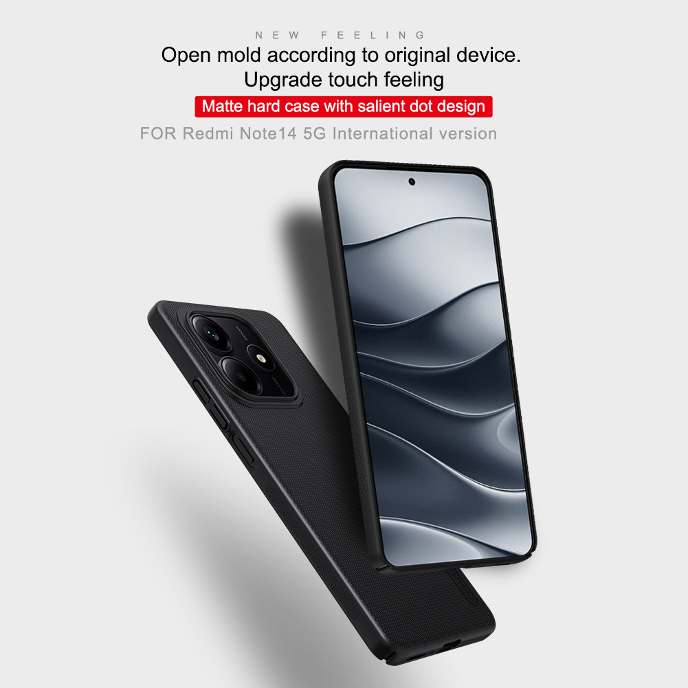 Nillkin Case Para Redmi Note 14 5G Super Frosted Shield Capa Traseira À ...