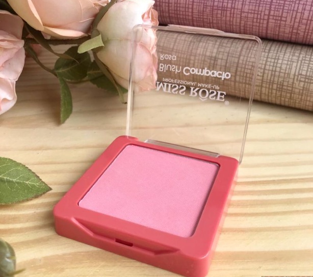 Blush Compacto rosa Blush MISS RÔSE | Shopee Brasil