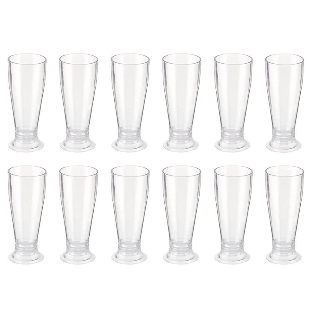 Kit 12 Copos Tulipa Taça para Chopp Cerveja Chope Vinho Acrílico 290 Ml ...