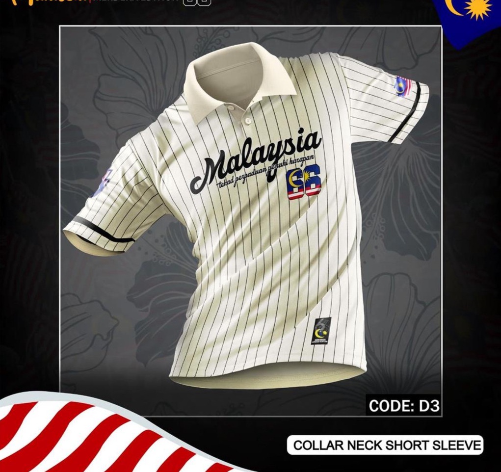 Nova Malásia 66a MERDEKA 2024 DESIGN Sublimação Jersey MALAYSIA 66 2023 ...