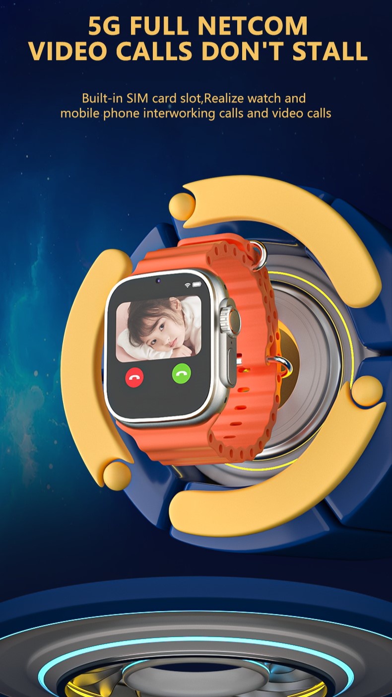 Smartwatch Com Chip Relógio 4G C90 Max Com SIM E Wifi Câmera GPS Vídeo ...