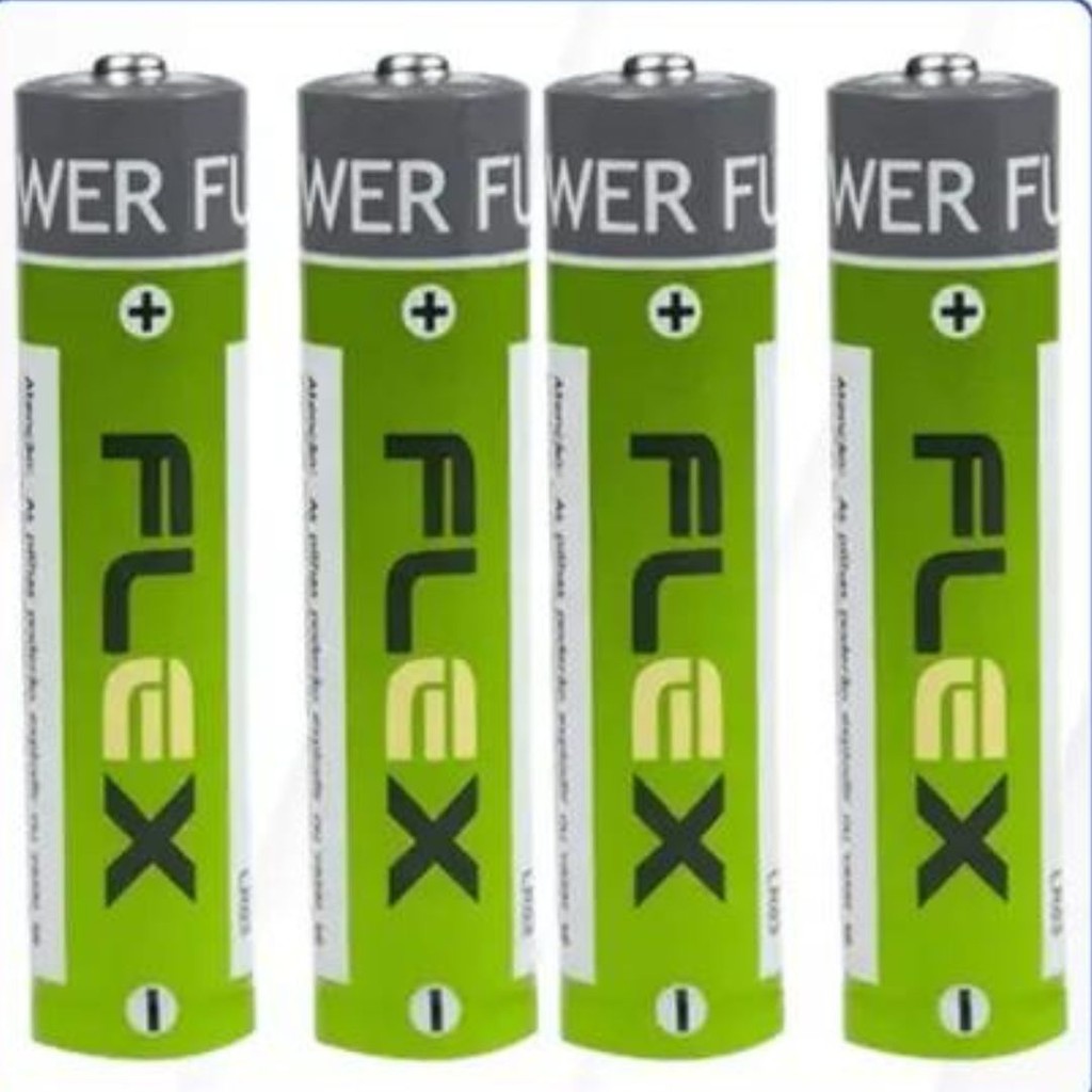 Kit 4 Pilhas AAAA Alcalinas Flex Compactas e Potentes para Seus ...
