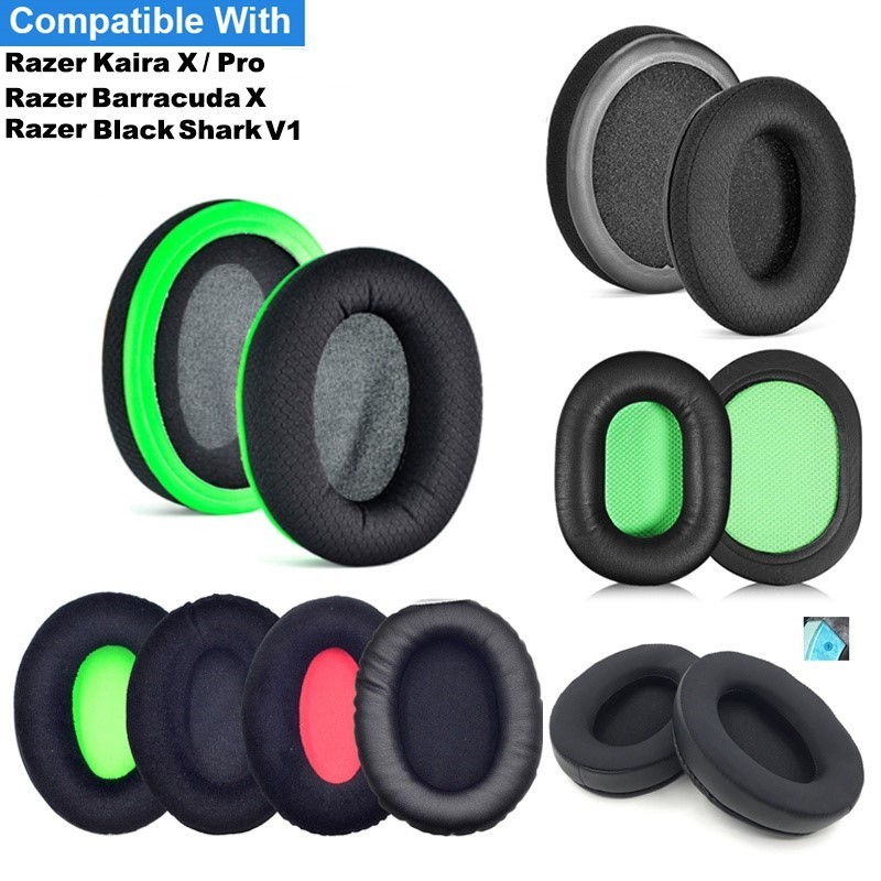 Almofadas De Substituição Para Razer Kaira X Pro/Barracuda X/Black ...