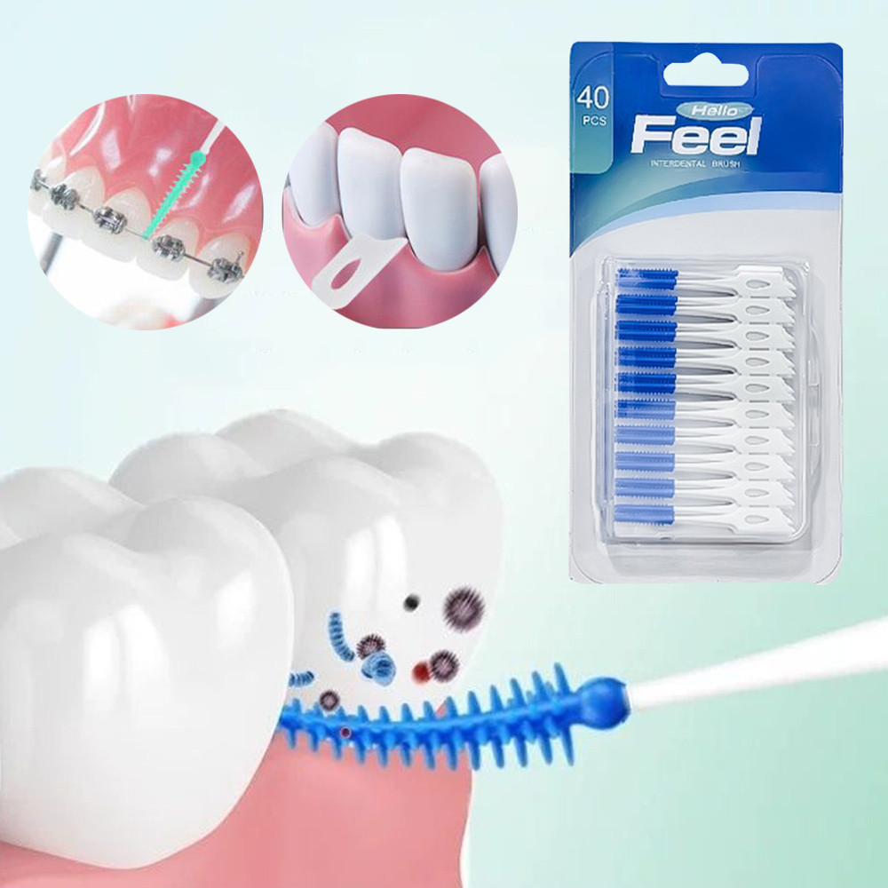 Fio Dental Ferramentas Orais Escovas Interdentais Limpeza Palito Escova ...
