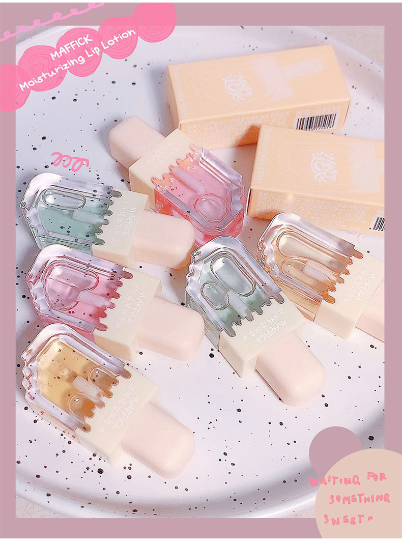 Batom Primer Lip Oil/Ice Cream Moisturizing/Gloss/Hidratante | Shopee ...