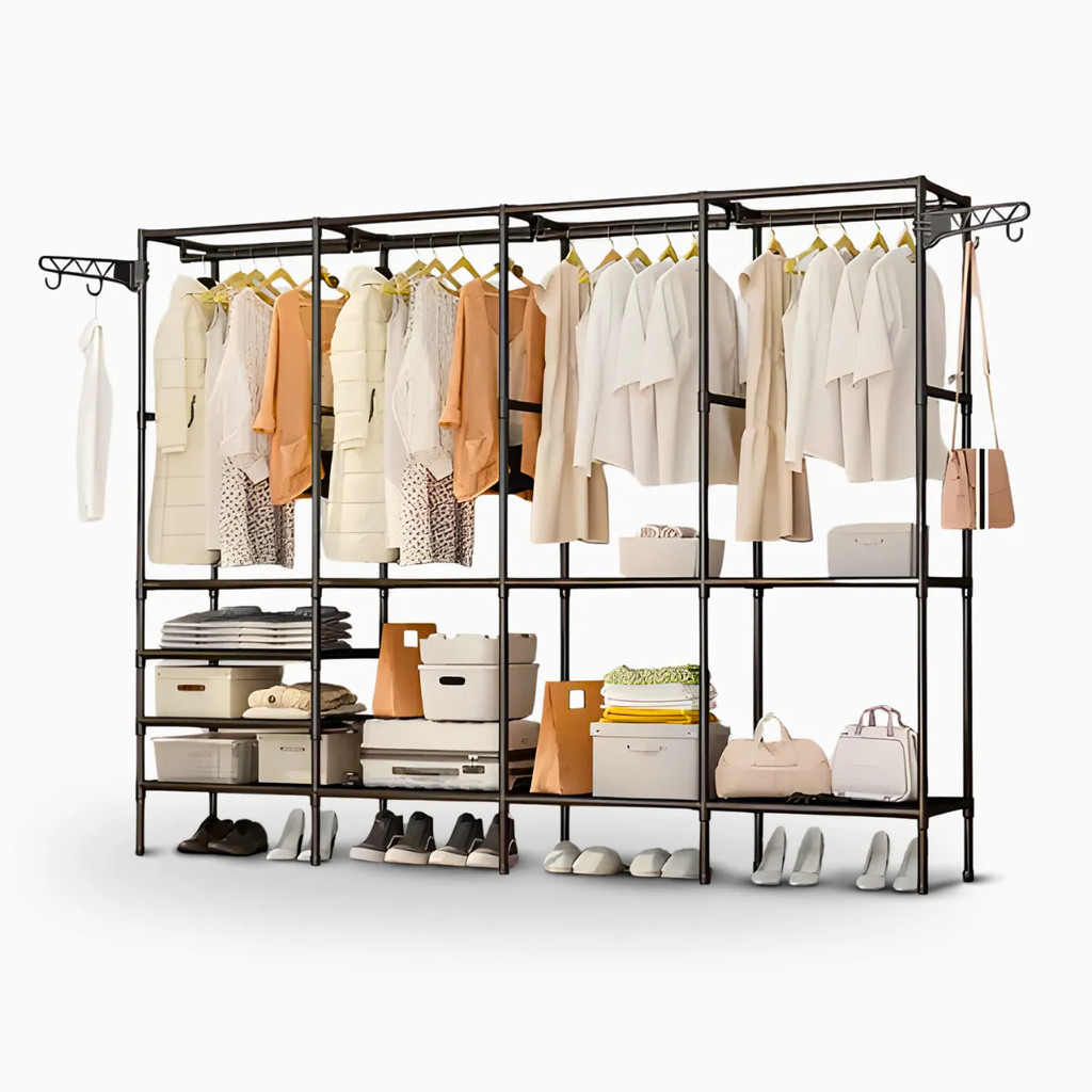 Guarda-Roupa Arara Organizador com 4 colunas | Shopee Brasil