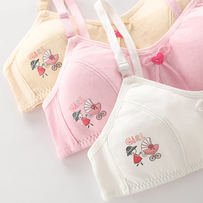 Roupa Íntima Ajustável Para Meninas , Colete Pequeno Com Suspensório De ...