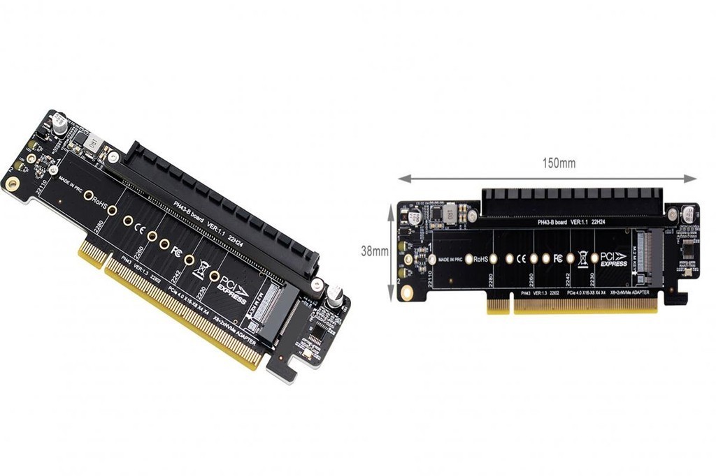 High-speed Pcie Split Card M.2 Nvme Ssd 4.0 Adapter for Faster ...