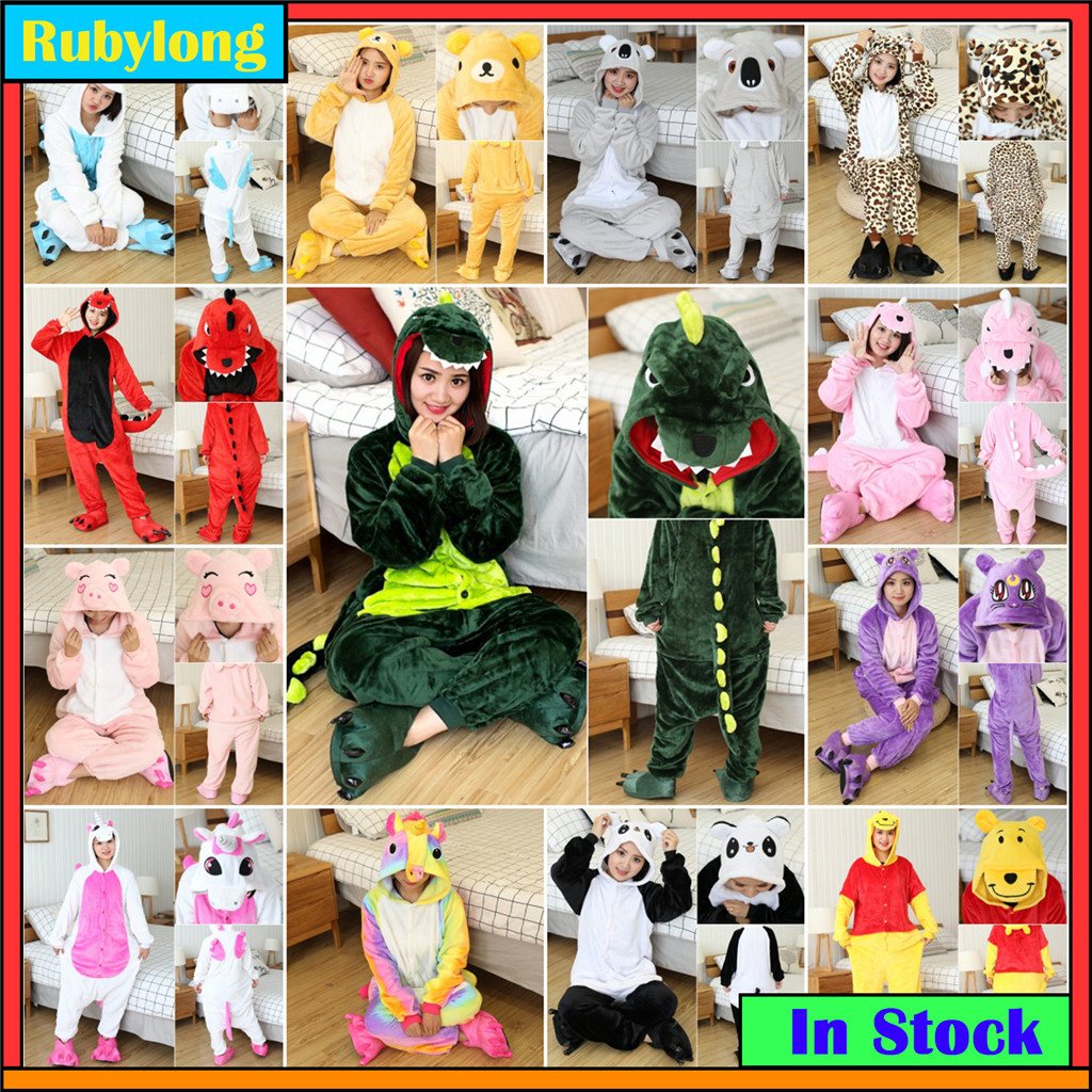 Adultos Animal Onesies Dinossauro Pijamas Conjuntos De Roupa De Dormir ...