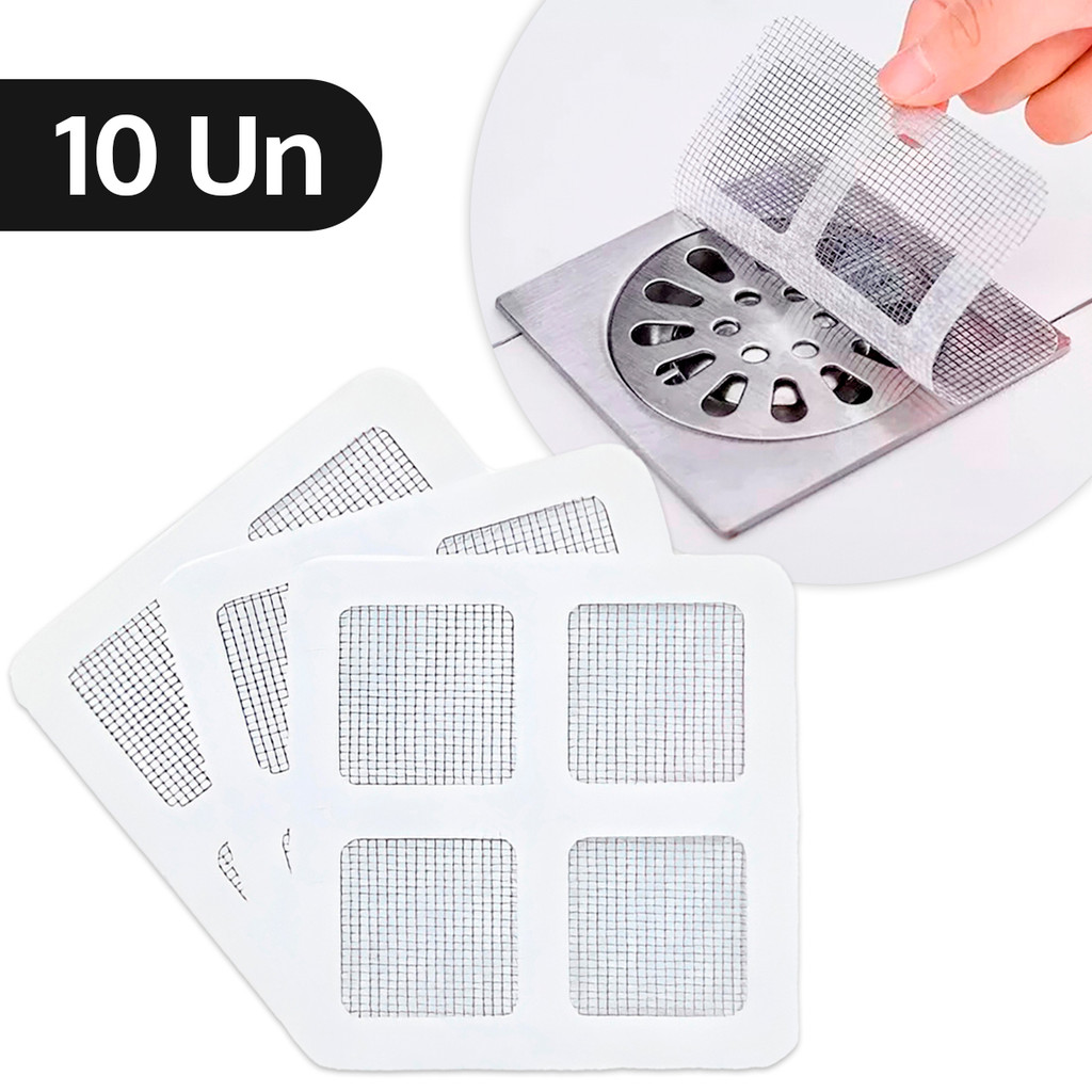 Kit com 10 Telas Protetoras para Ralos | Proteção Completa | Shopee Brasil