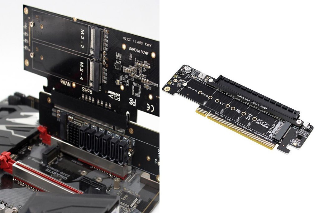 High-speed Pcie Split Card M.2 Nvme Ssd 4.0 Adapter for Faster ...