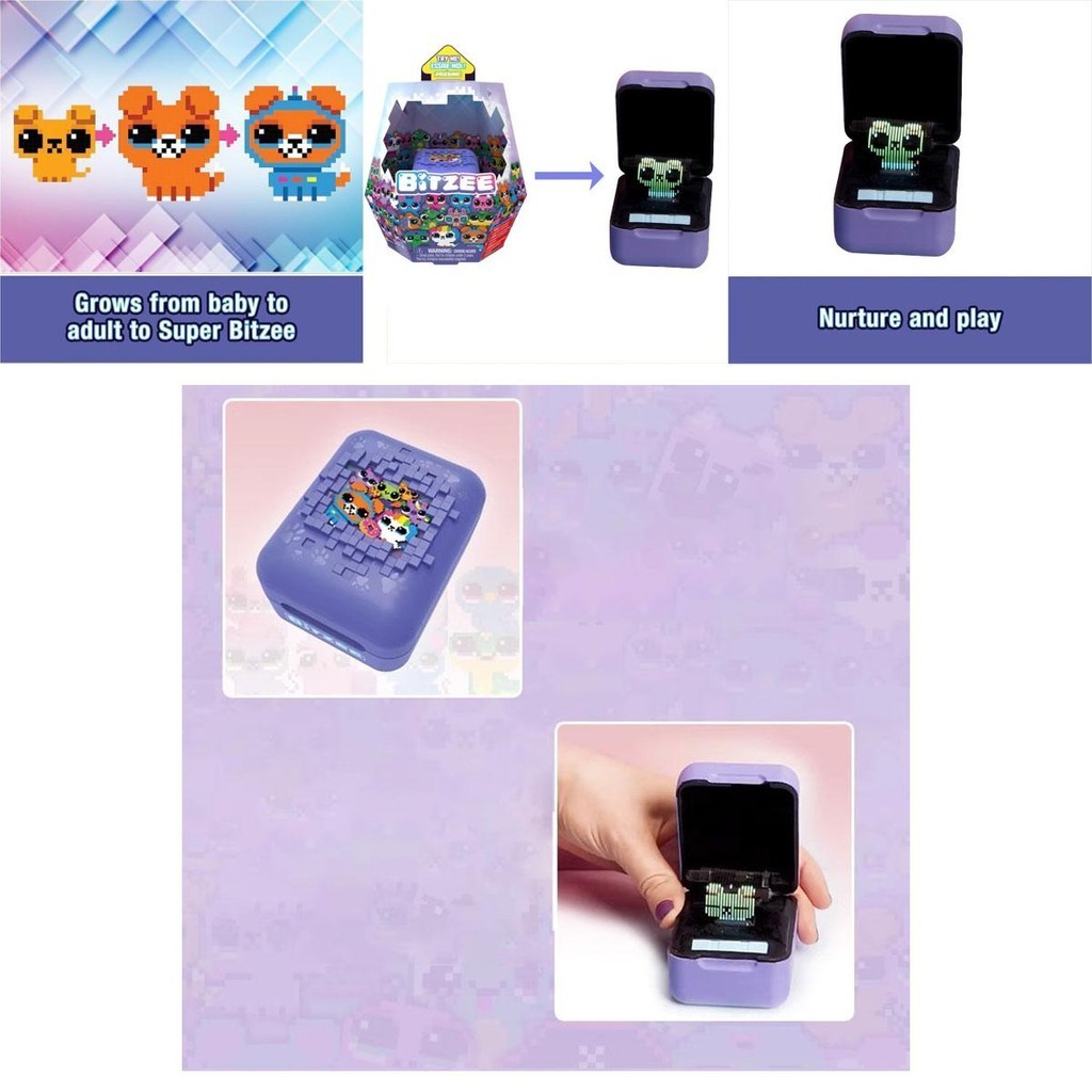 Spinmaster Bitzee Smart Child Interactive Toy Electronic Pet Machine ...