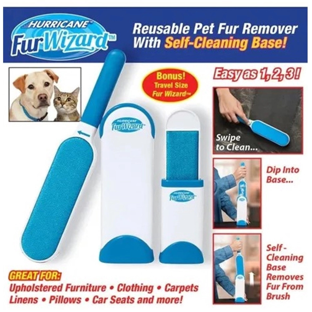 (ORIGINAL) Kit Removedor de Pêlos - Gatos Cachorros Fur Wizard ...