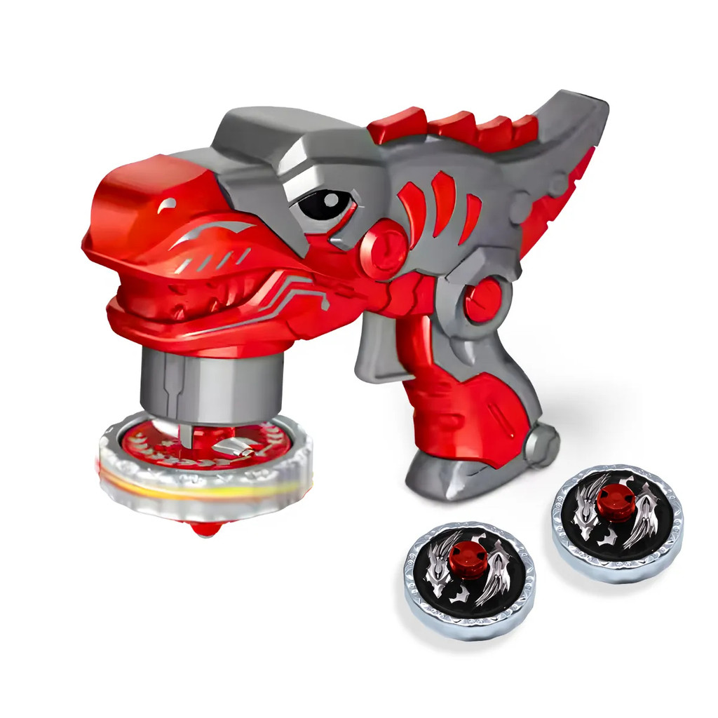 Brinquedo Beyblade Batalha Dinossauro Lançador De Disco | Shopee Brasil