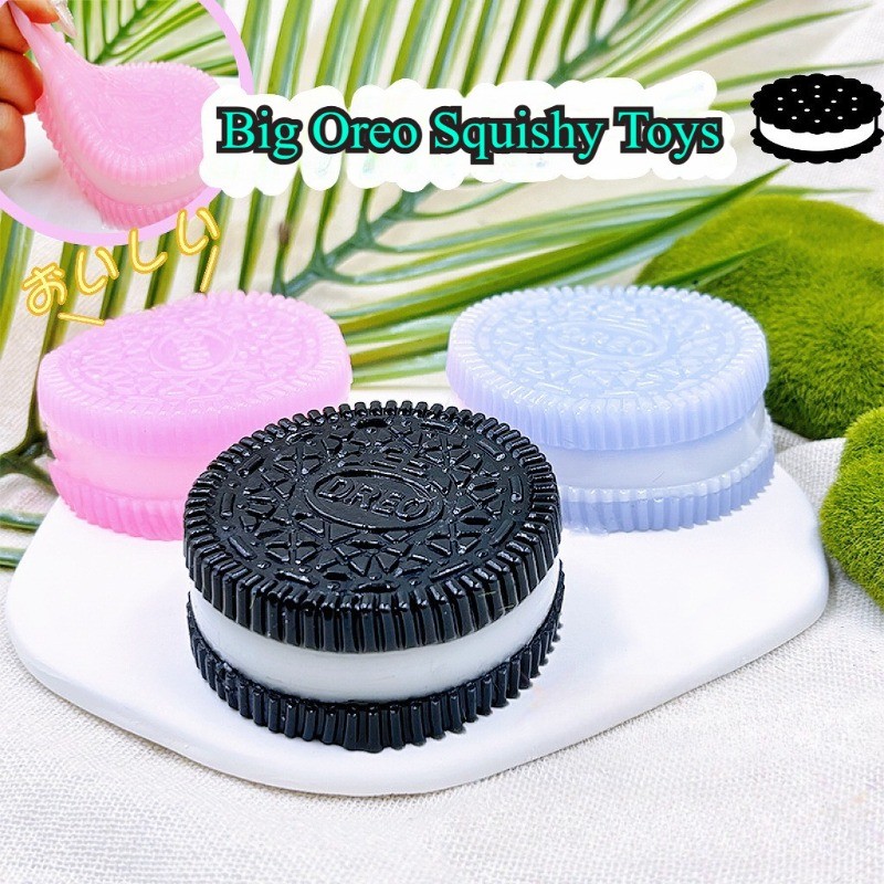 Grande Oreo Squishy Toys Cartoon Cat Paw Taba Squeeze Beliscando Brinquedos Pudim Mud Cute ...