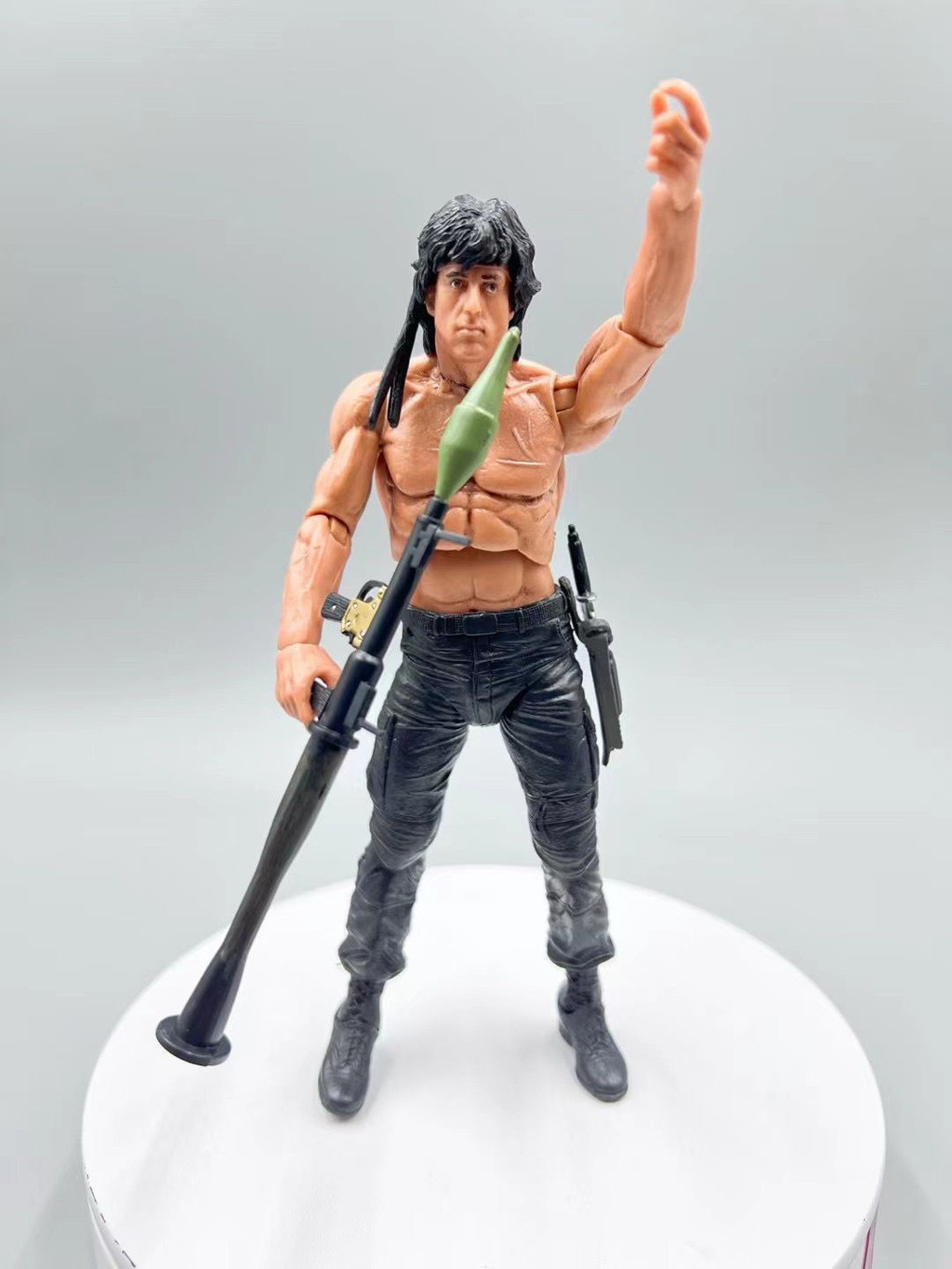 NECA Primeiro Sangue Rambo Sobrevivência Ação Articulada Figura Modelo ...