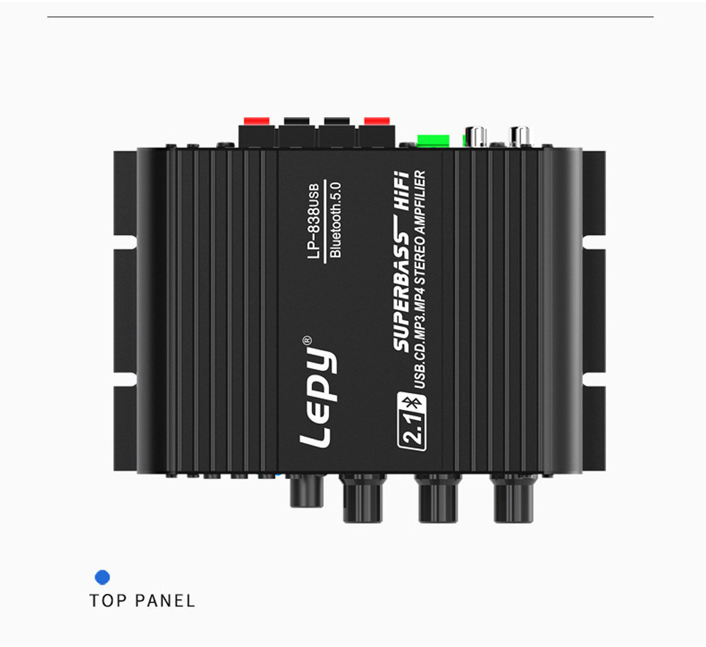 Versão Atualizada Mini Amplificador De Carro Áudio Alta Fidelidade Som ...