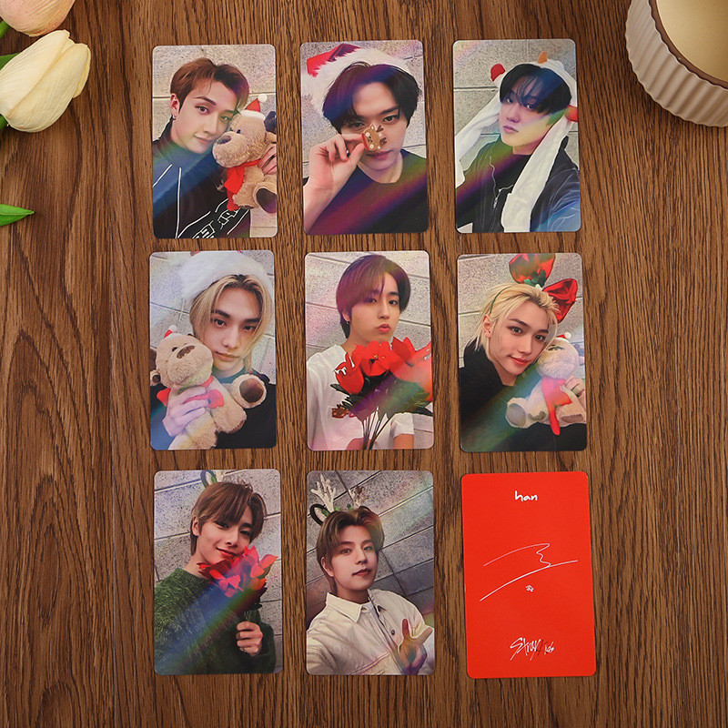 Kpop Idol Stray Kids Album Rock Star Phoro Card Holograma Flash ...