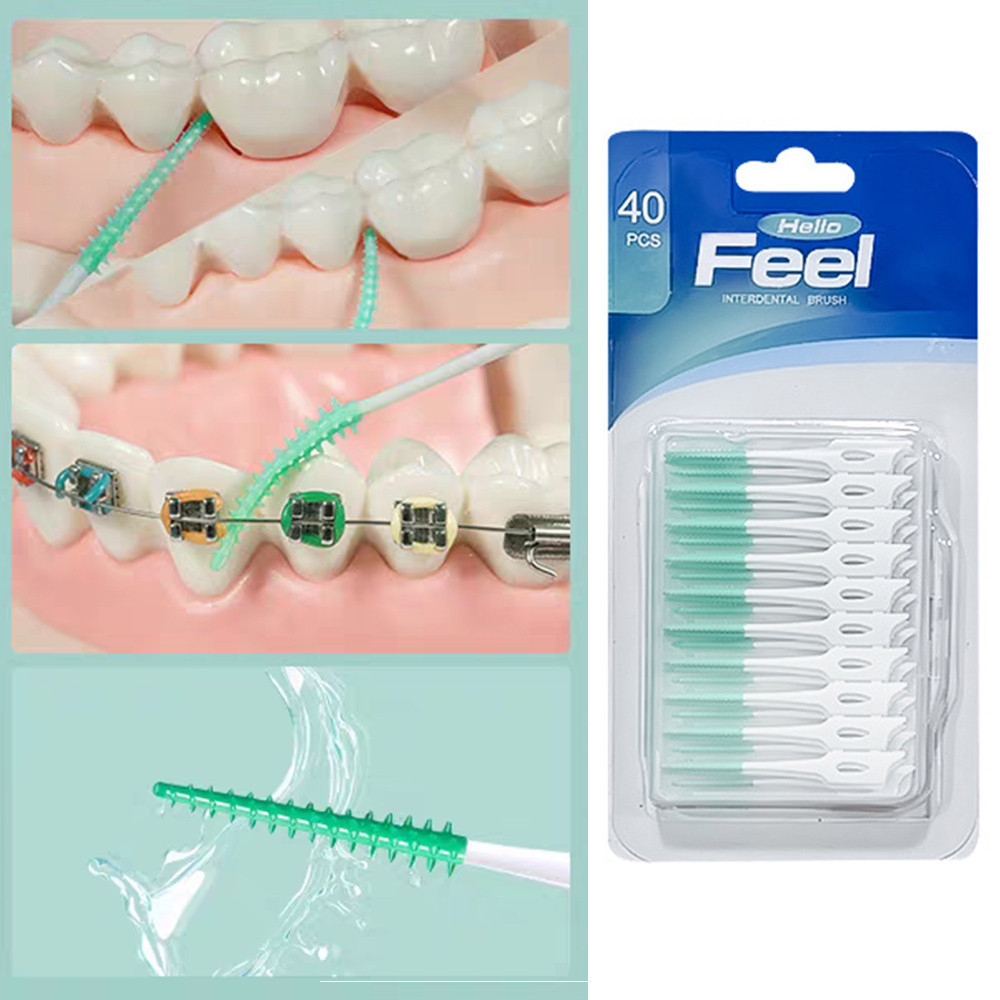 Fio Dental Ferramentas Orais Escovas Interdentais Limpeza Palito Escova ...