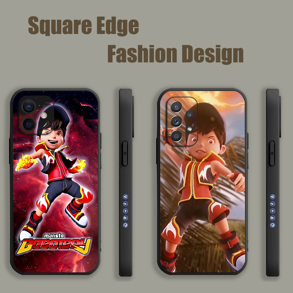Capa Para Samsung A24 A54 A04 A25 A7 2018 A13 Lie A01 A3 M01 Core BoBoiBoy Desenho De Desenhos ...